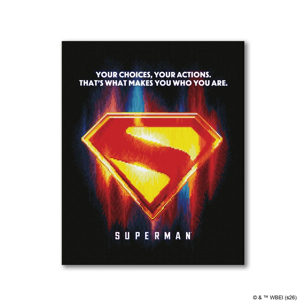 Superman Logo - Diamantmalerei-Set